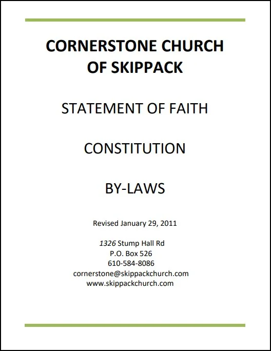 Documents — Cornerstone Church