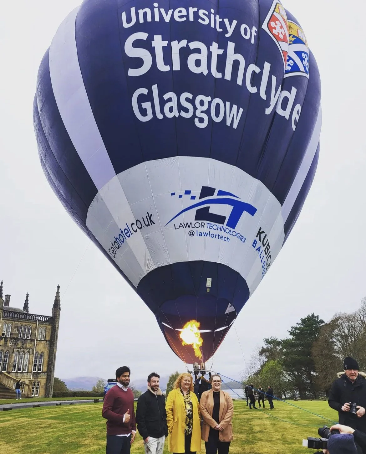 Strathclyde University has lift off — Kubicek Balloons UK