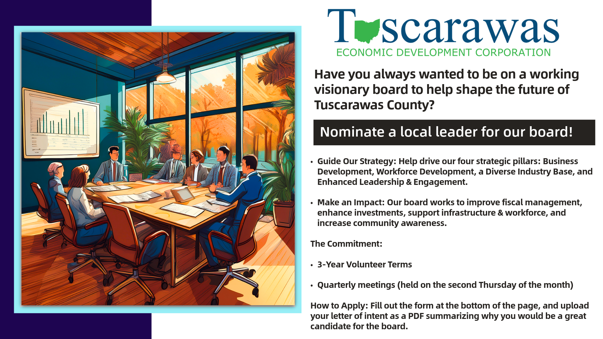 Join the TCEDC Board: Help Shape the Future — Tuscarawas County EDC