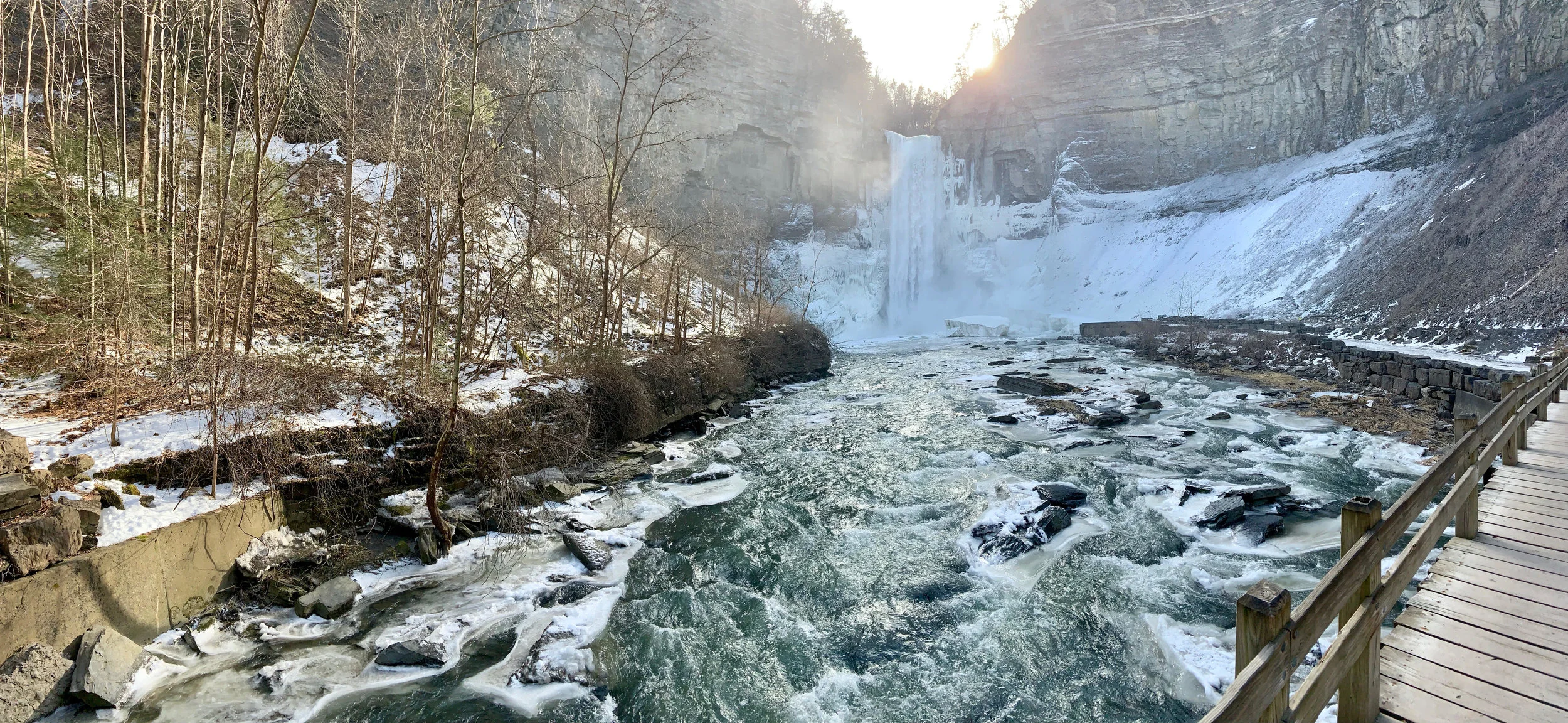 Ithaca College Campus Winter