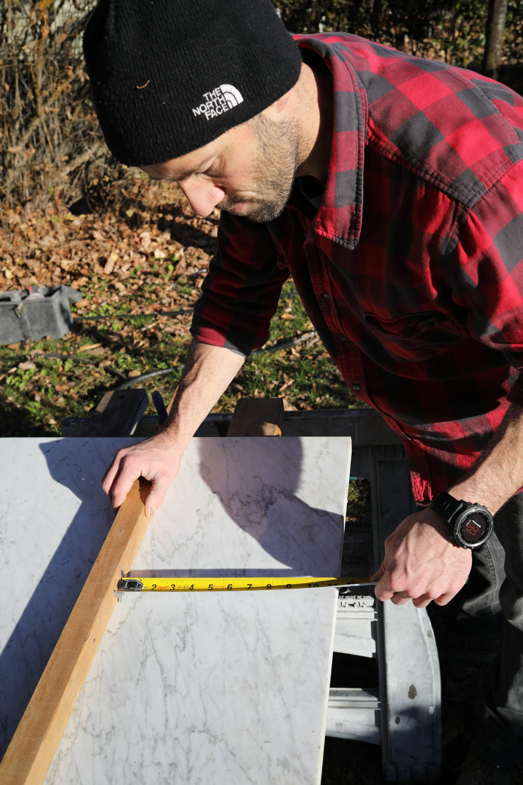DIY // Stone-Topped Side Table (+ How We Cut and Hone Marble and Stone ...