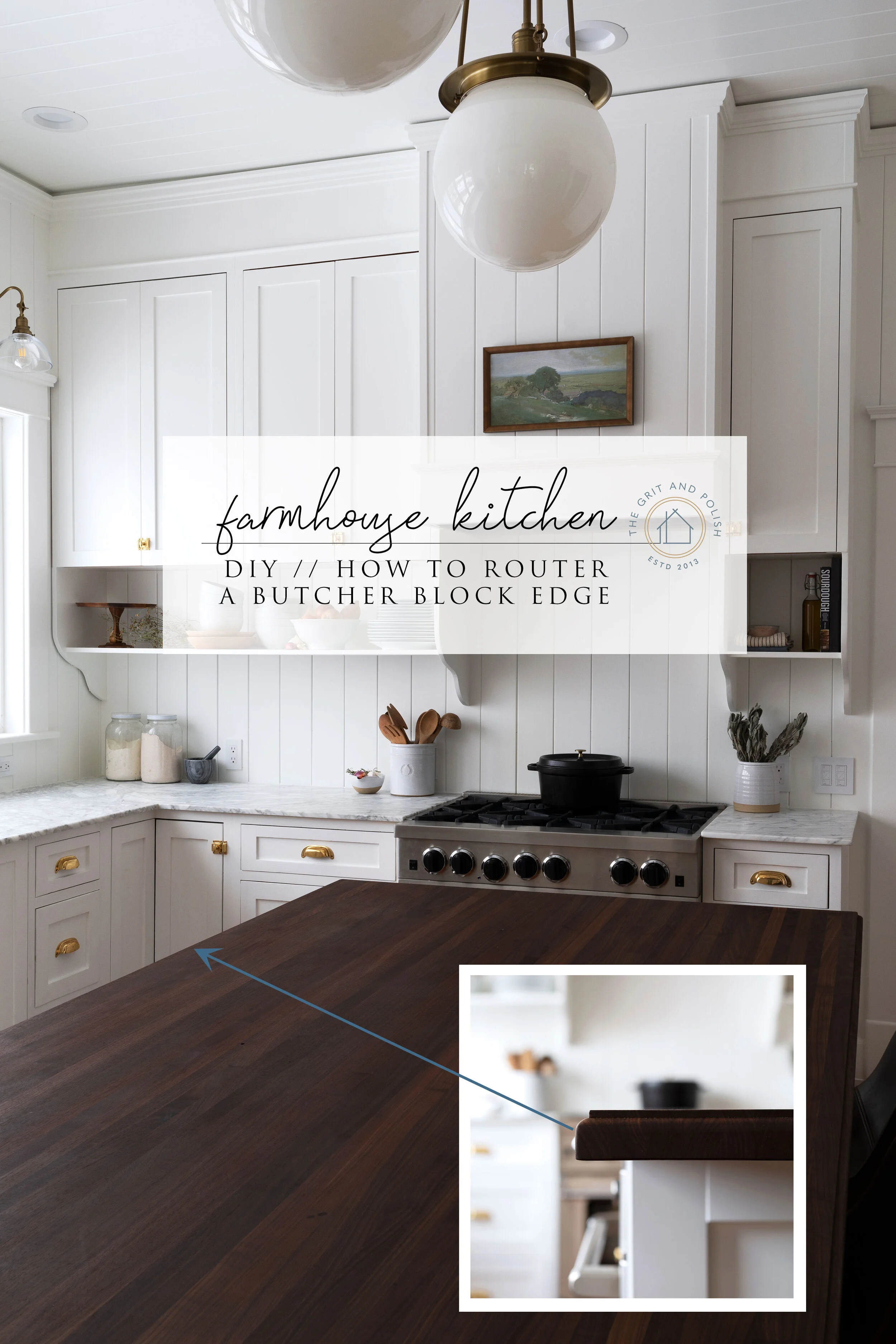 DIY // How to Router a Butcher Block Edge — The Grit and Polish