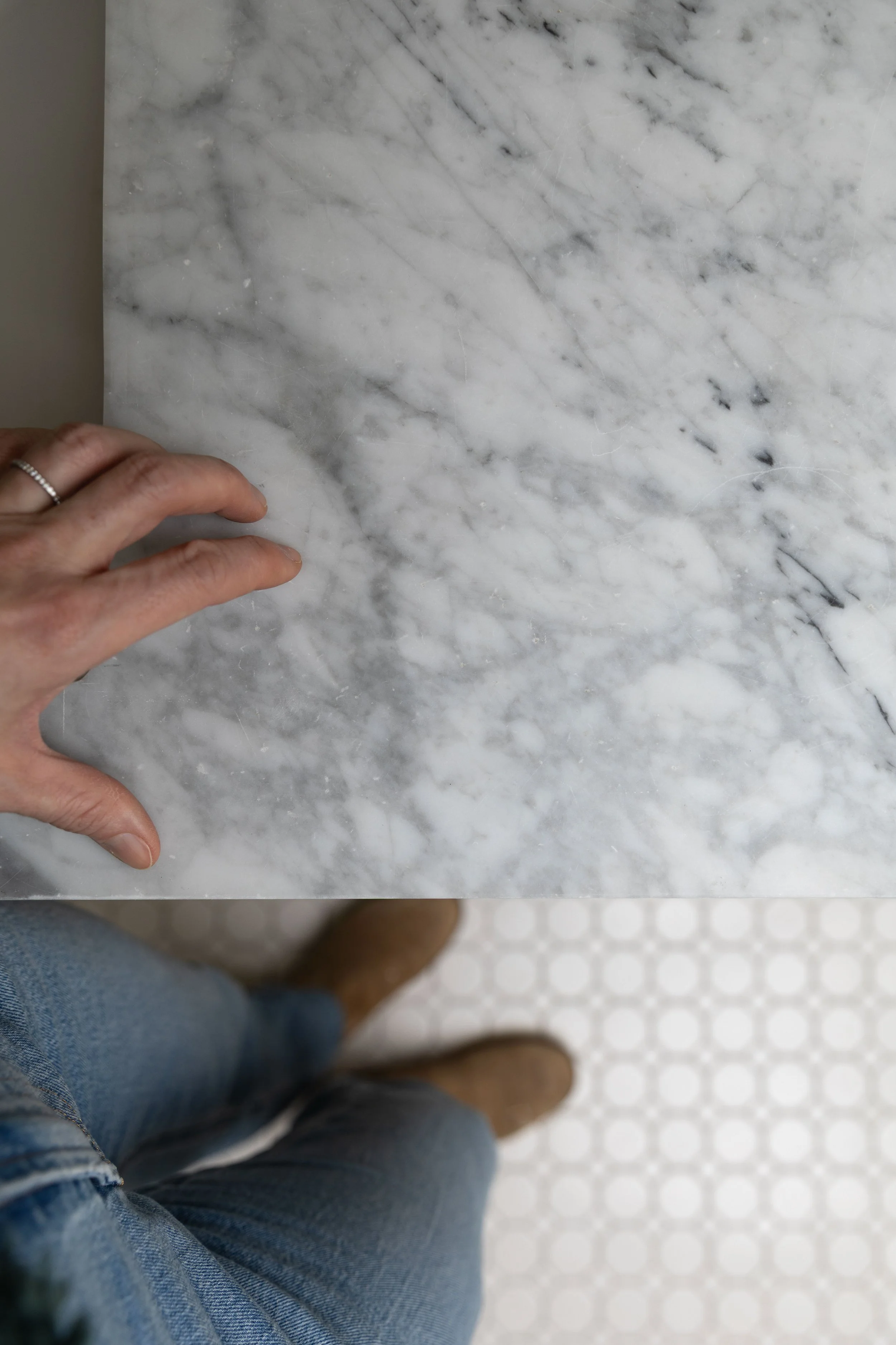 Hill House Bathroom Reno Progress: Paint, Lighting, Countertops & all ...