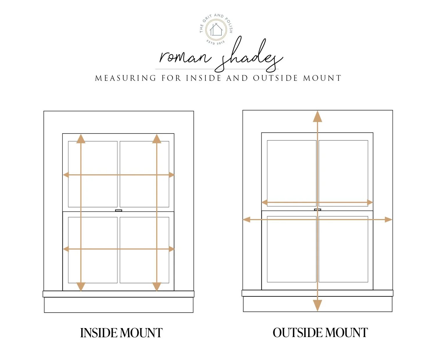 All About Ready-Made Roman Shades — The Grit and Polish