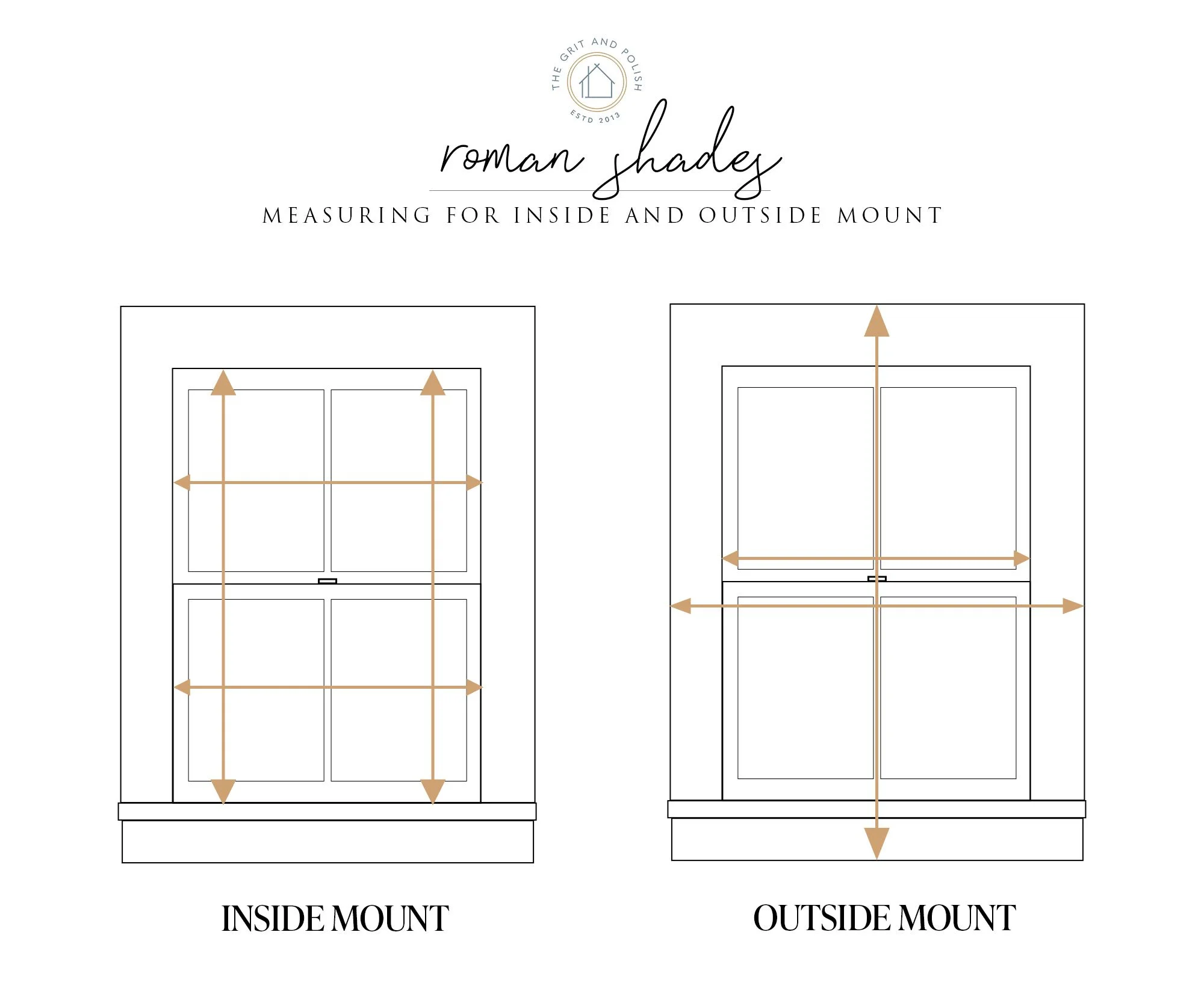 All About Ready-Made Roman Shades — The Grit and Polish
