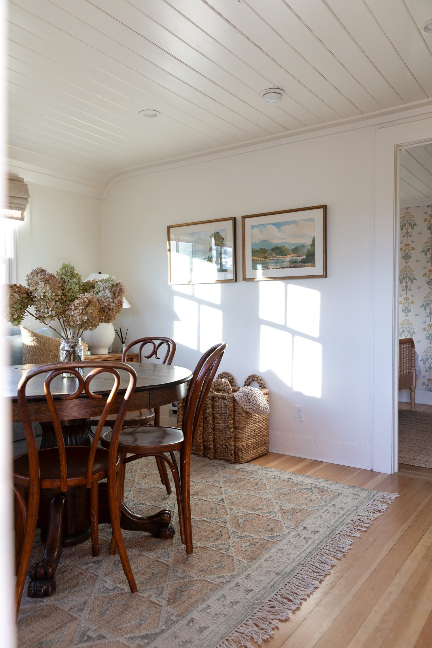 Sitting Room + Dining Room Combo | Small House Living at the Poplar ...
