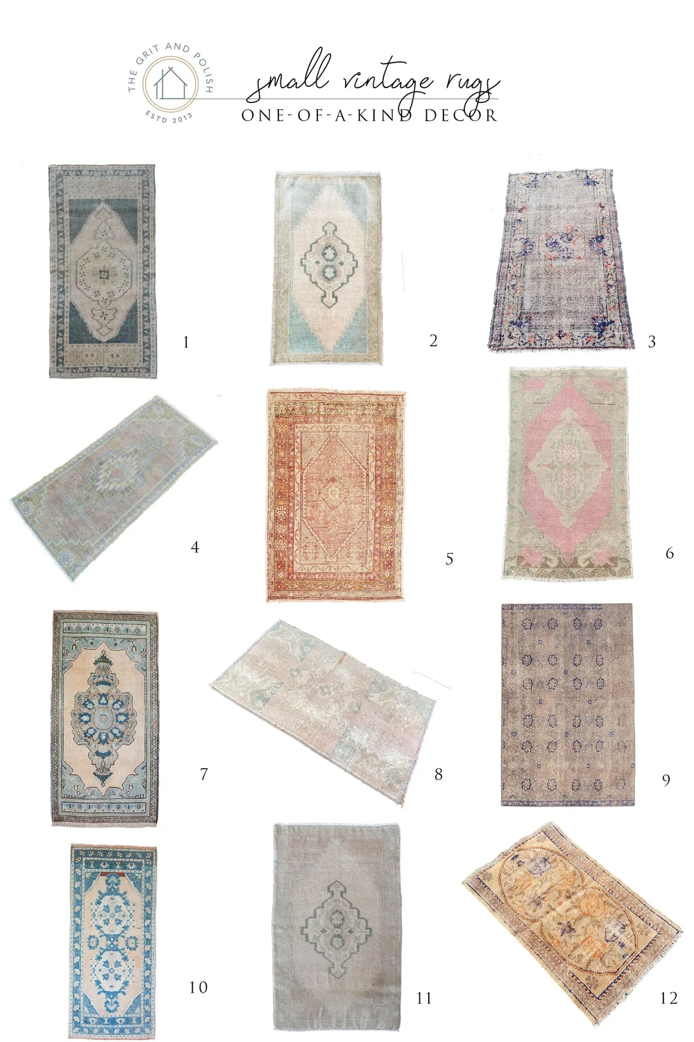 Small Vintage Rug Roundup — The Grit and Polish