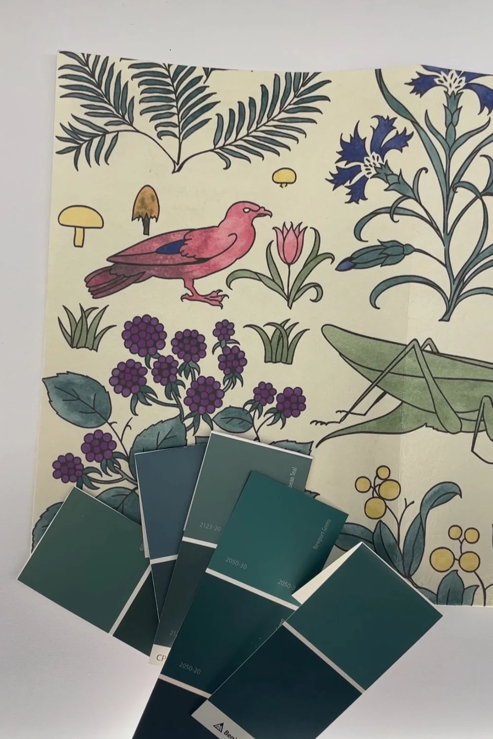 The Best Way to Color Match Paint to Wallpaper (or any other surface ...