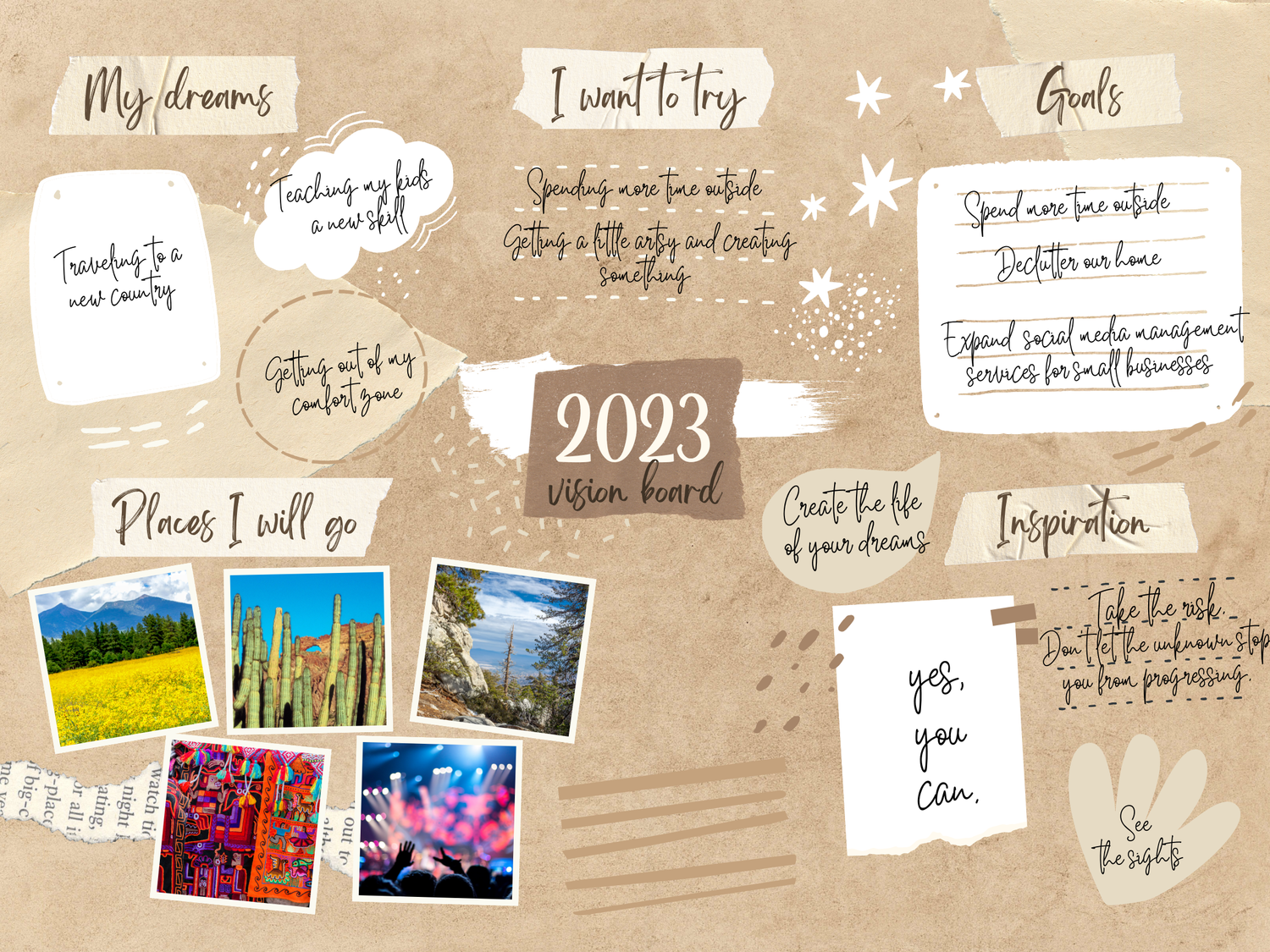 5 Tips for Making a Vision Board — Sunny Days With Kelly