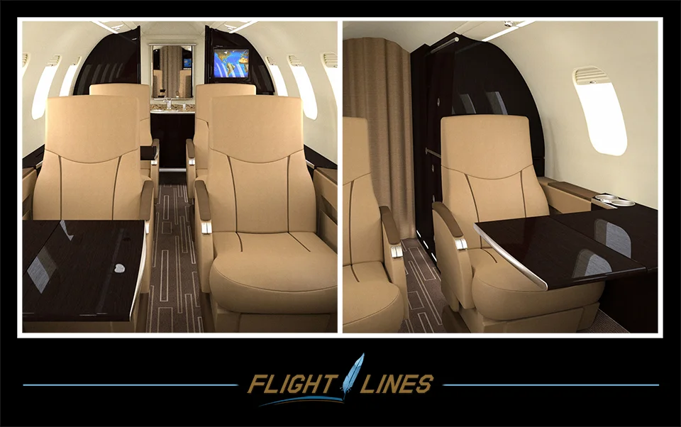 Aircraft Interior Design — Flight Lines Design