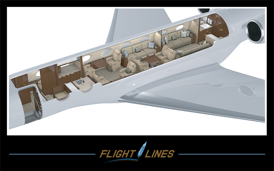 Aircraft Interior Design — Flight Lines Design