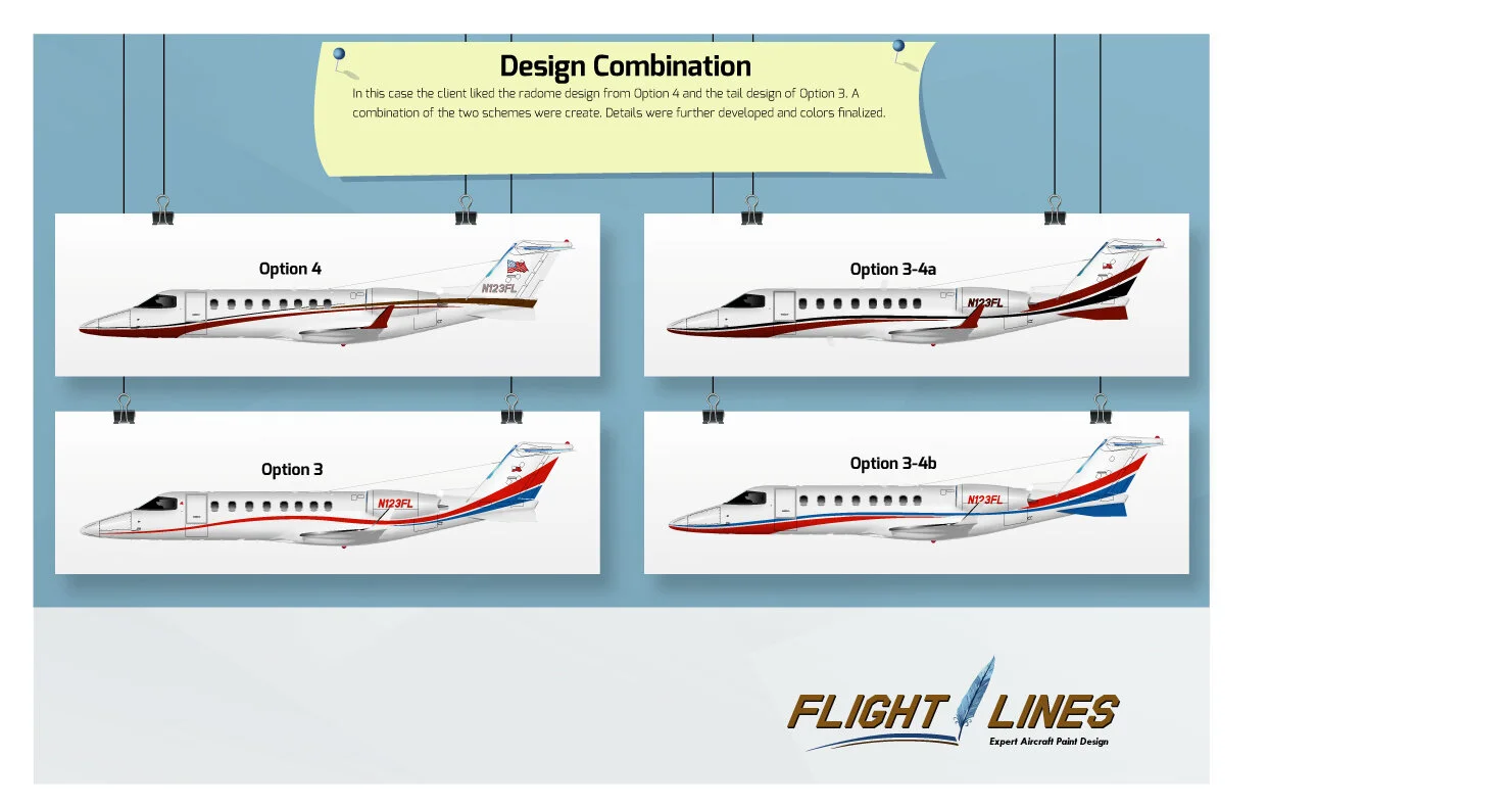 Custom Aircraft Exterior Paint Schemes — Flight Lines Design