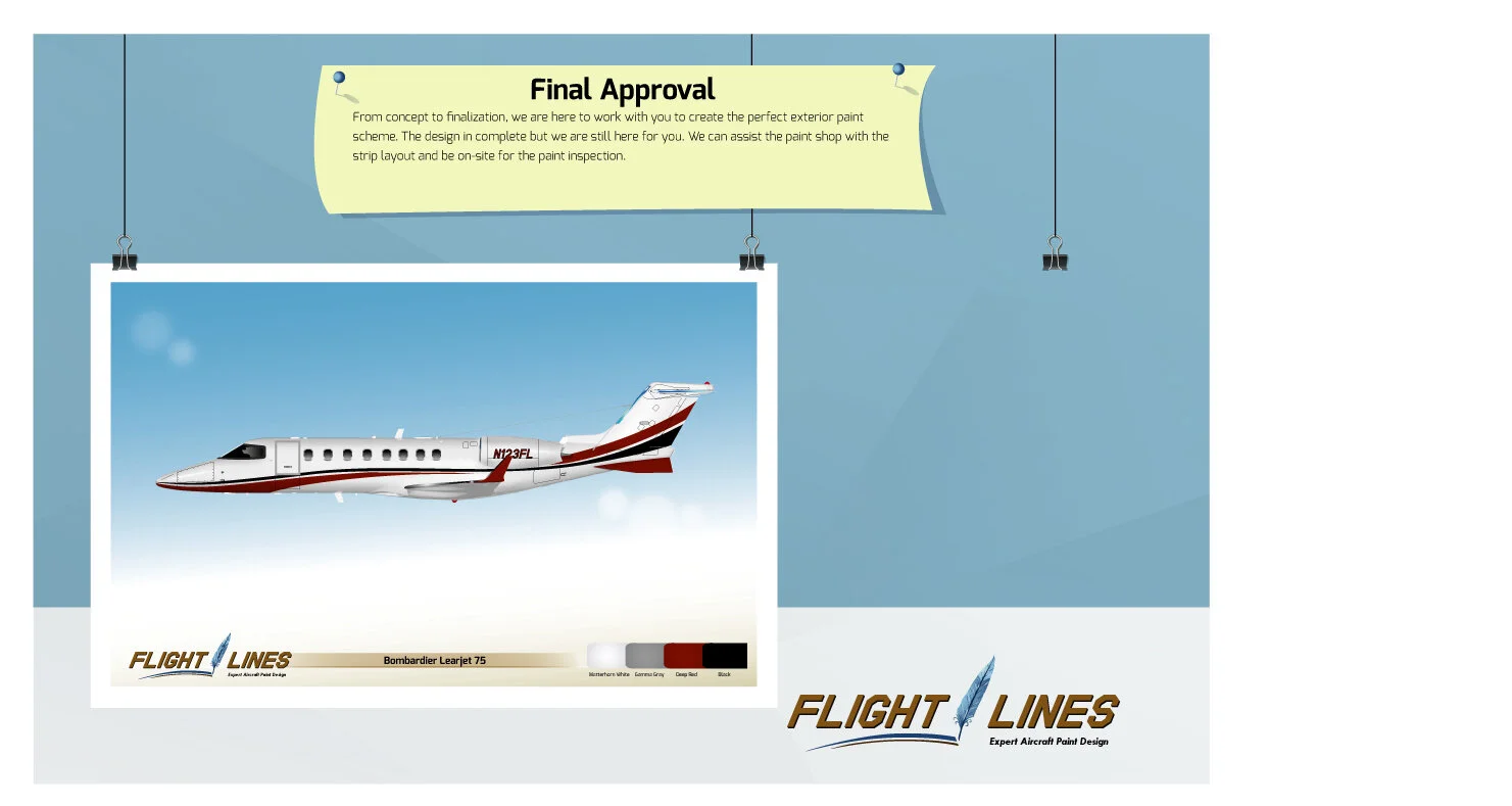 Custom Aircraft Exterior Paint Schemes — Flight Lines Design