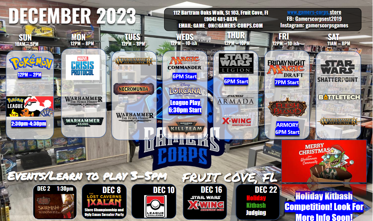 EVENTS — Gamers-Corps