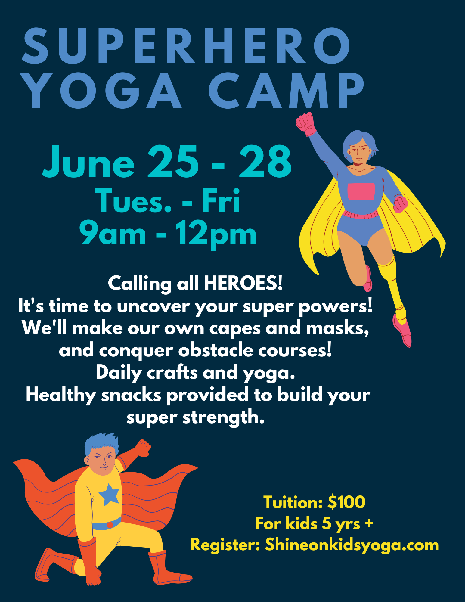 Summer Camp — SHINE ON YOGA