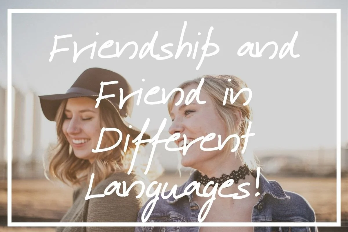 Friendship and Friend in Different Languages (65 Languages!) — What's ...