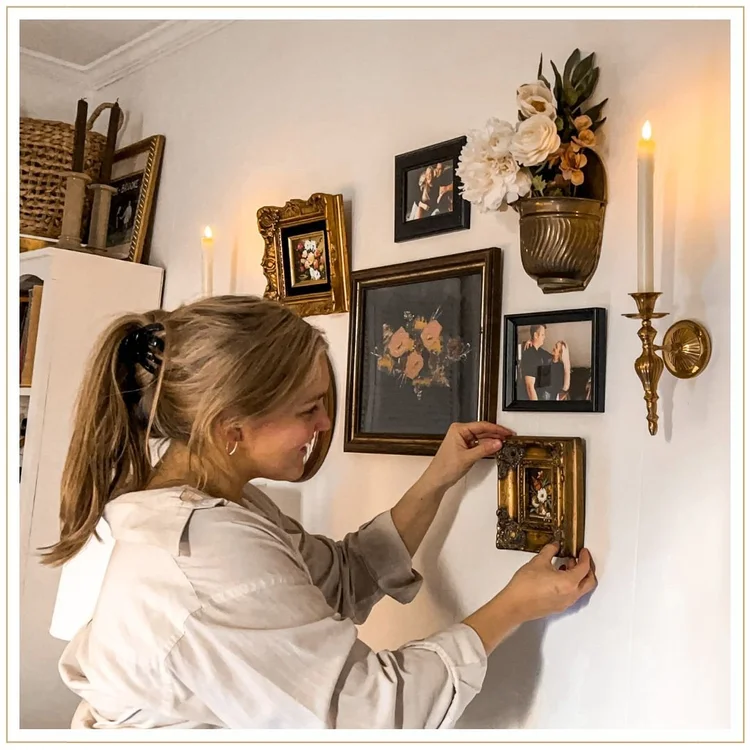 Vintage Frames On Wall