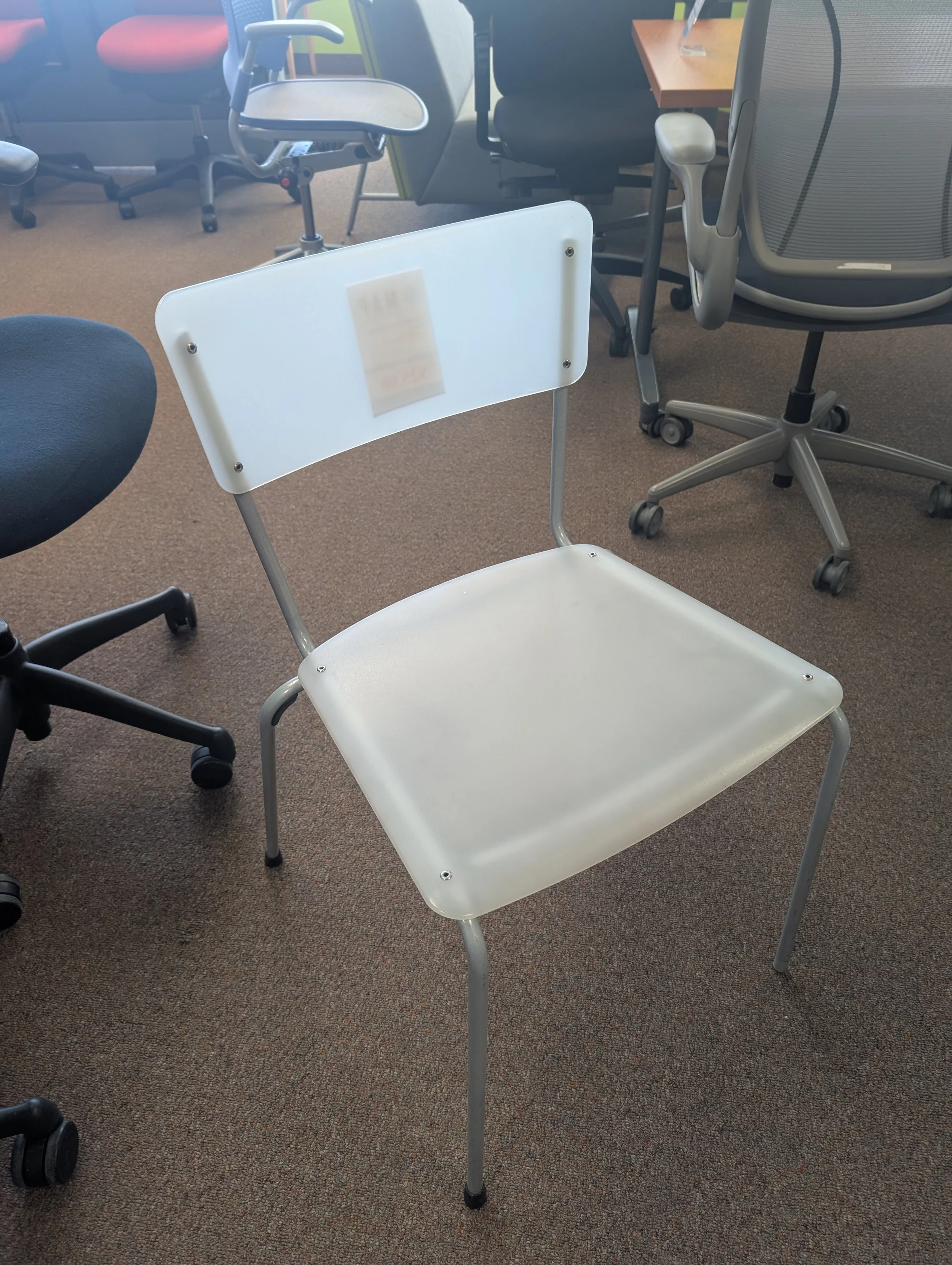 MAP | White Stacking Chairs — MAP Office Furniture | New & Used Office ...