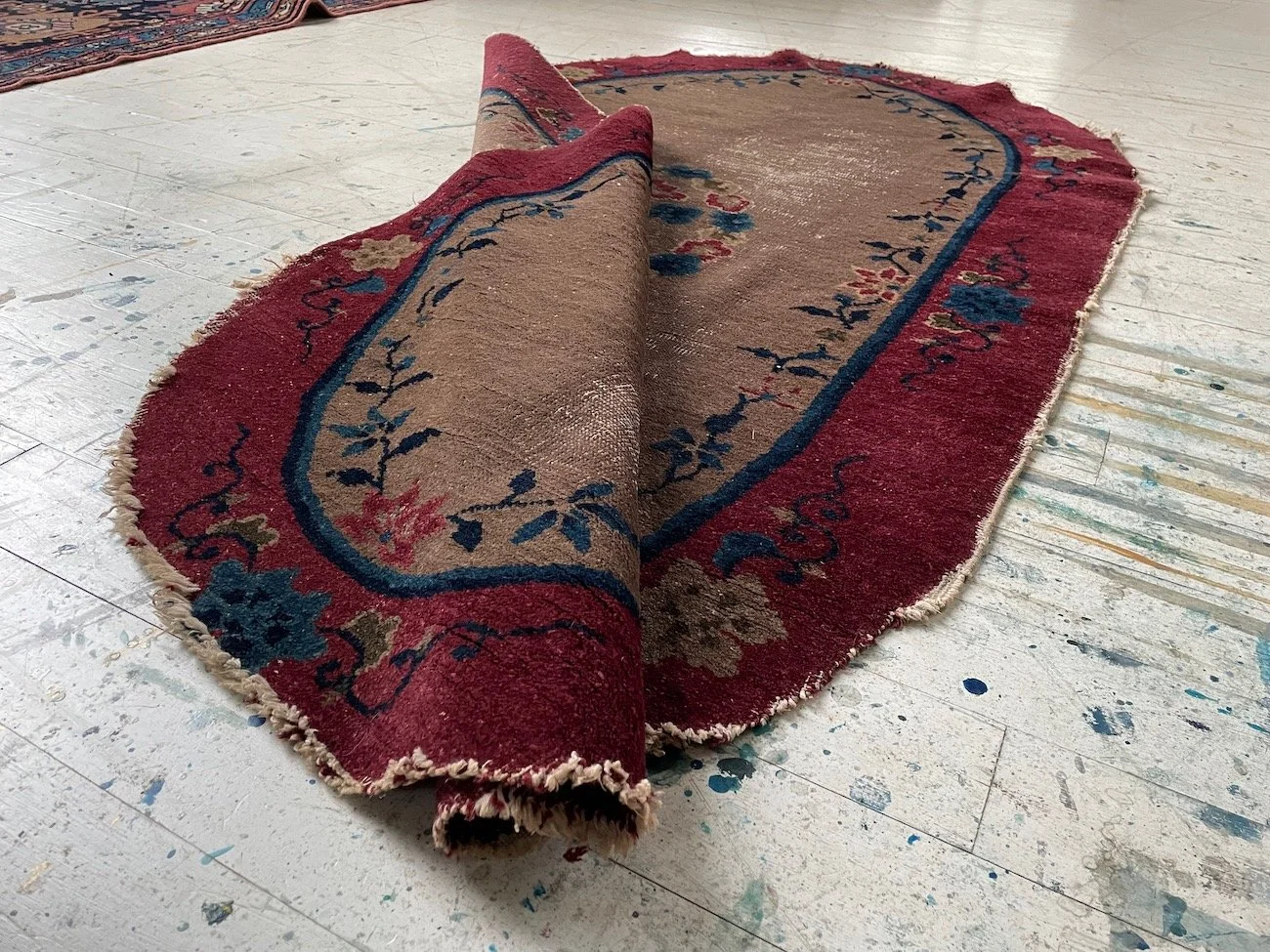 Chinese Oval Rug - 3'1 x 5'6 — Weft & Wool