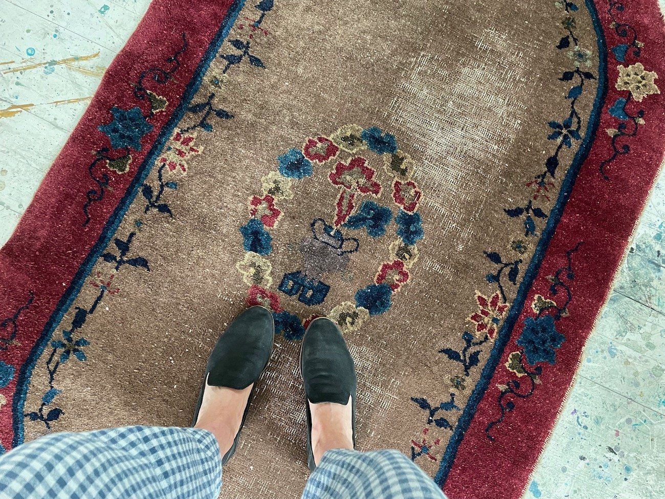 Chinese Oval Rug - 3'1 x 5'6 — Weft & Wool