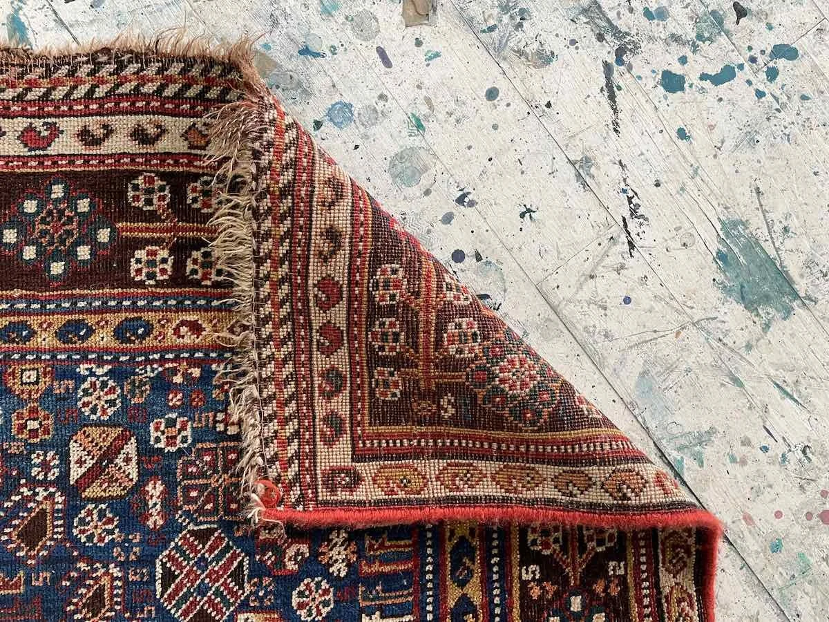 Antique Kashkuli Rug - 4'8 x 6'2 — Weft & Wool