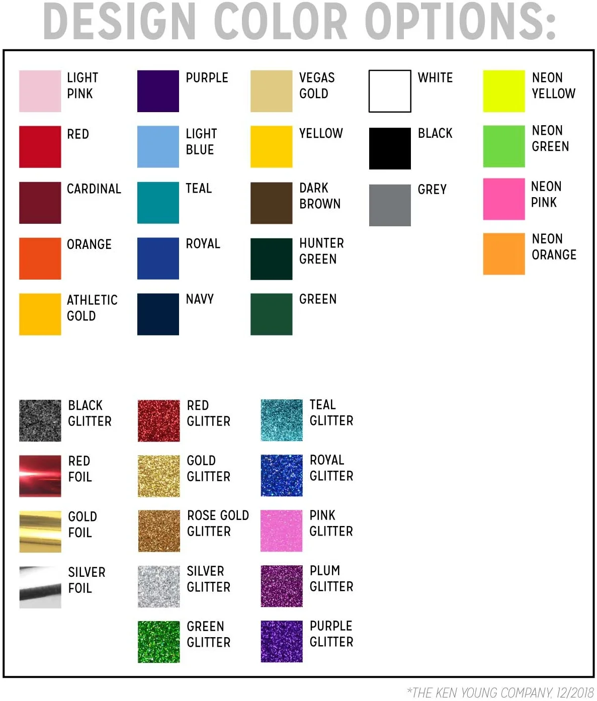 Smaller Orders (12 pcs or less) || The Ken Young Company - Custom ...