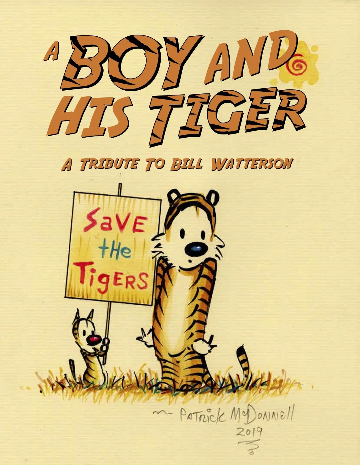 A Boy & His Tiger: A Tribute to Bill Watterson Catalog — Cartoon Art Museum