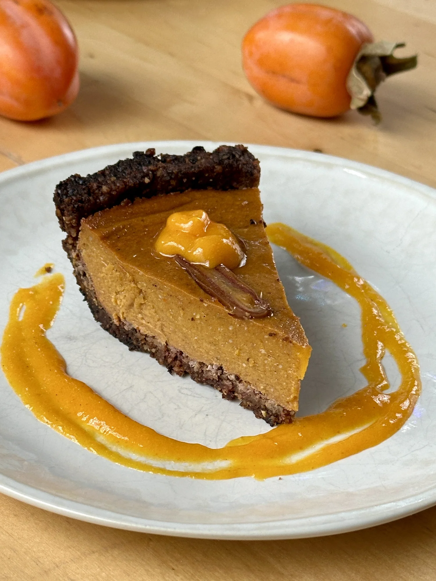 Persimmon Pie Recipe ~ tasty and nutritious — Karin Edgett