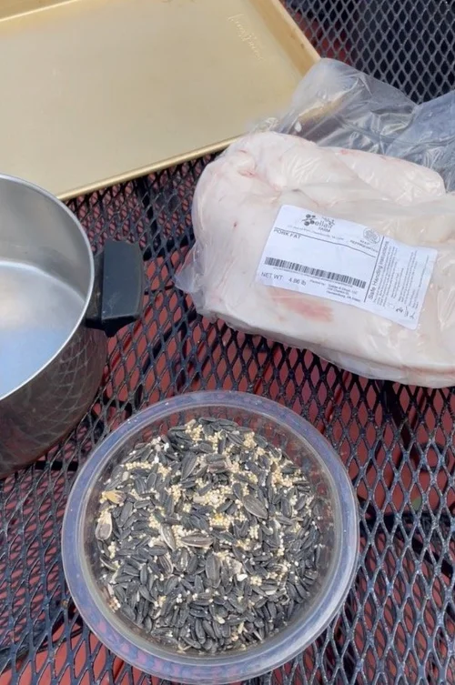 Make Bird Suet with Lard — Bellair Farm