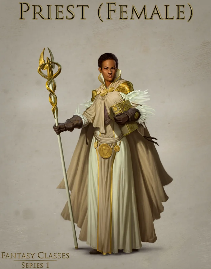 Fantasy Priest Art