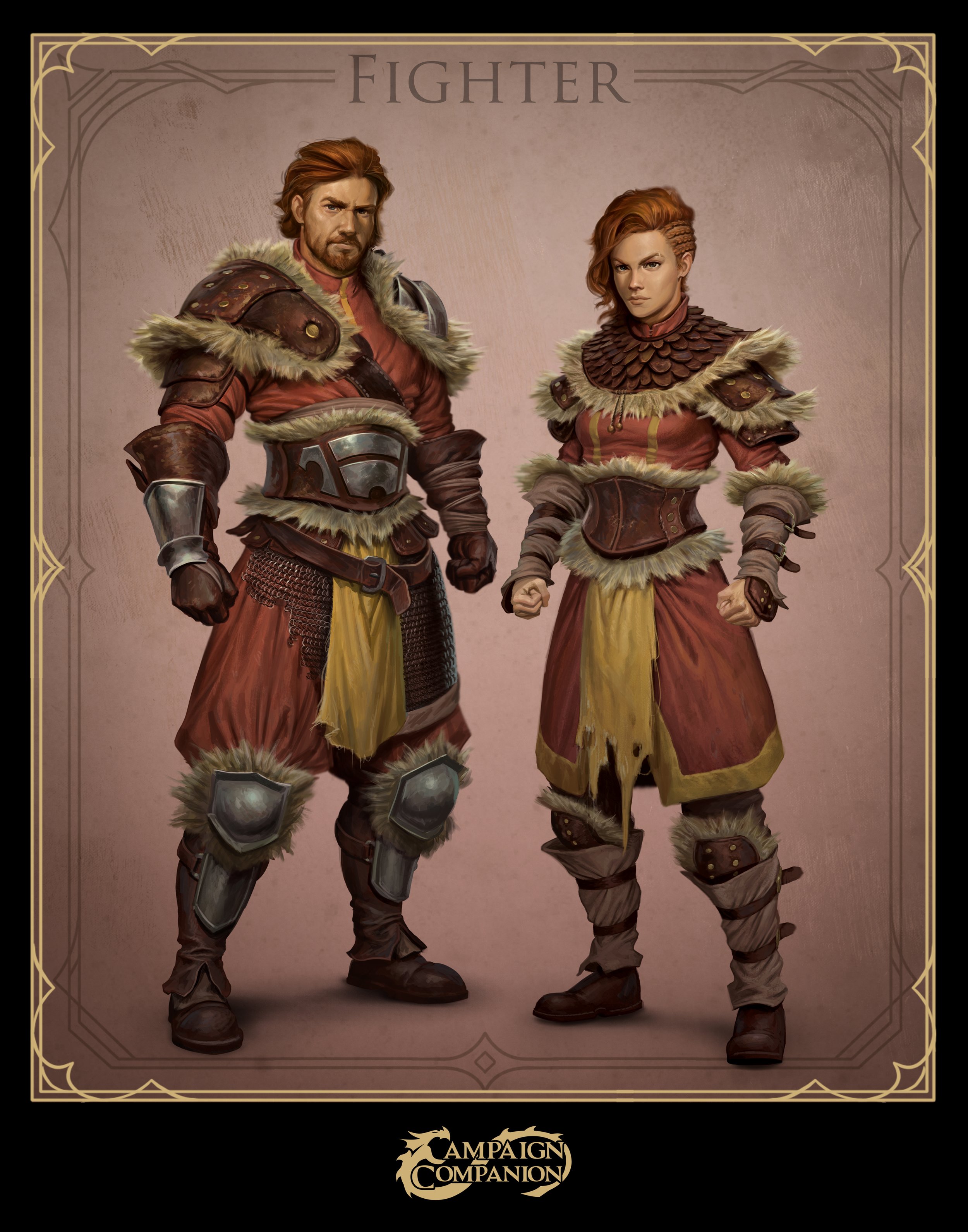 Fighter - Fantasy Character Art Print — Forrest Imel