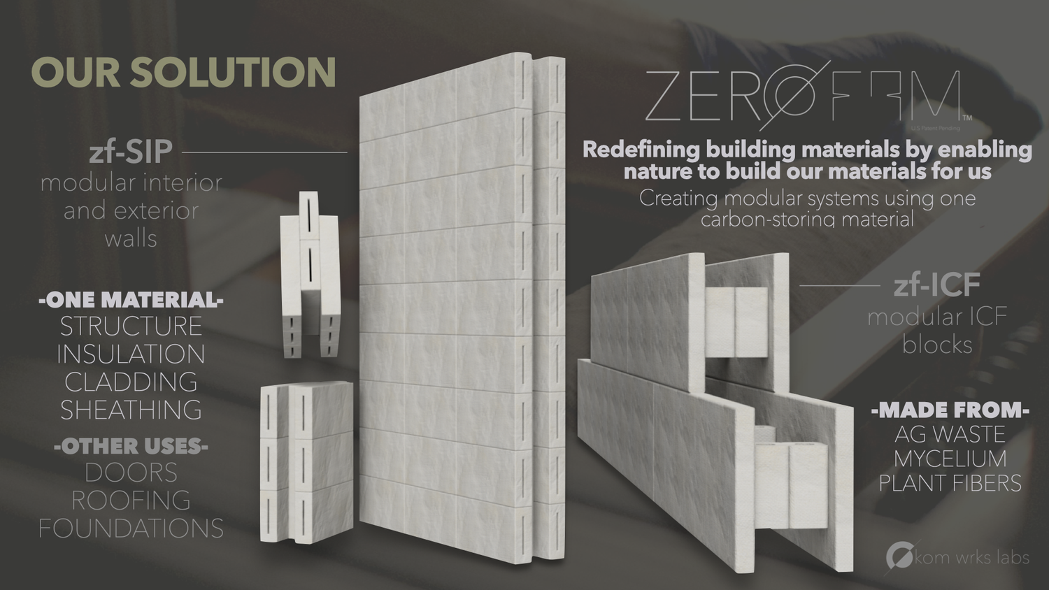 zerø-frm is Structural Mycelium — okom wrks labs, PBC