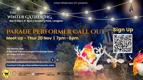 Winter Gathering Parade Performer Call Out — Urban Wilderness CIC