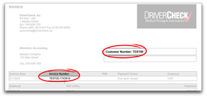 DriverCheck: Pay an Invoice