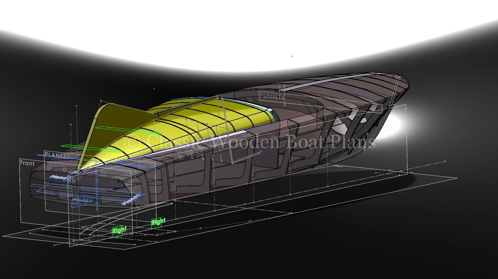 Chris Craft Cobra 18' — Classic Wooden Boat Plans