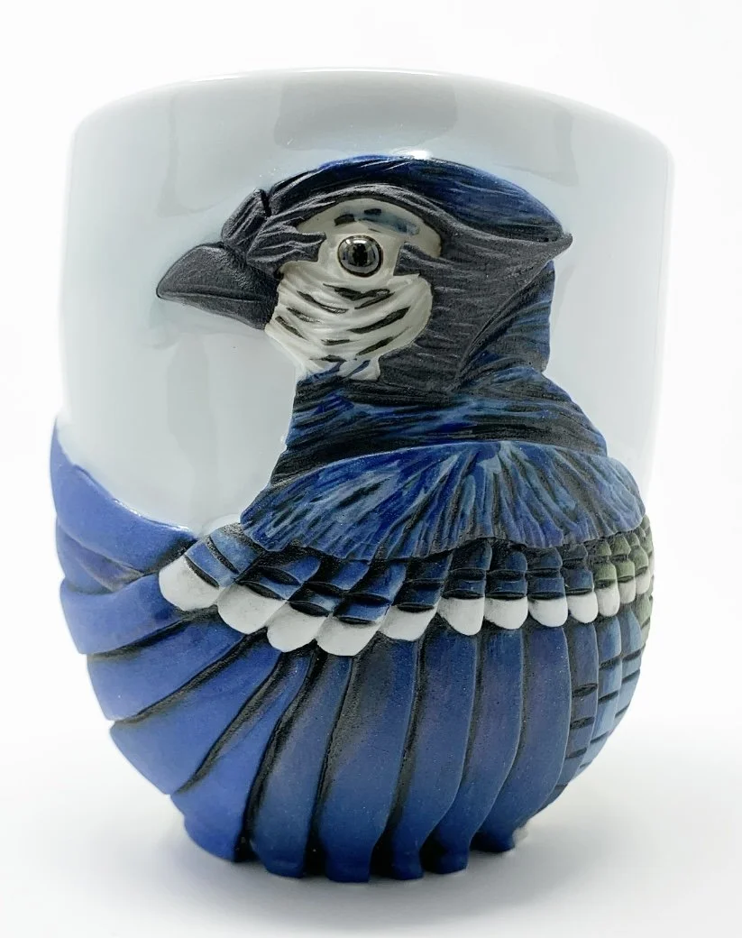 Blue jays — Kyle Guymon Pottery