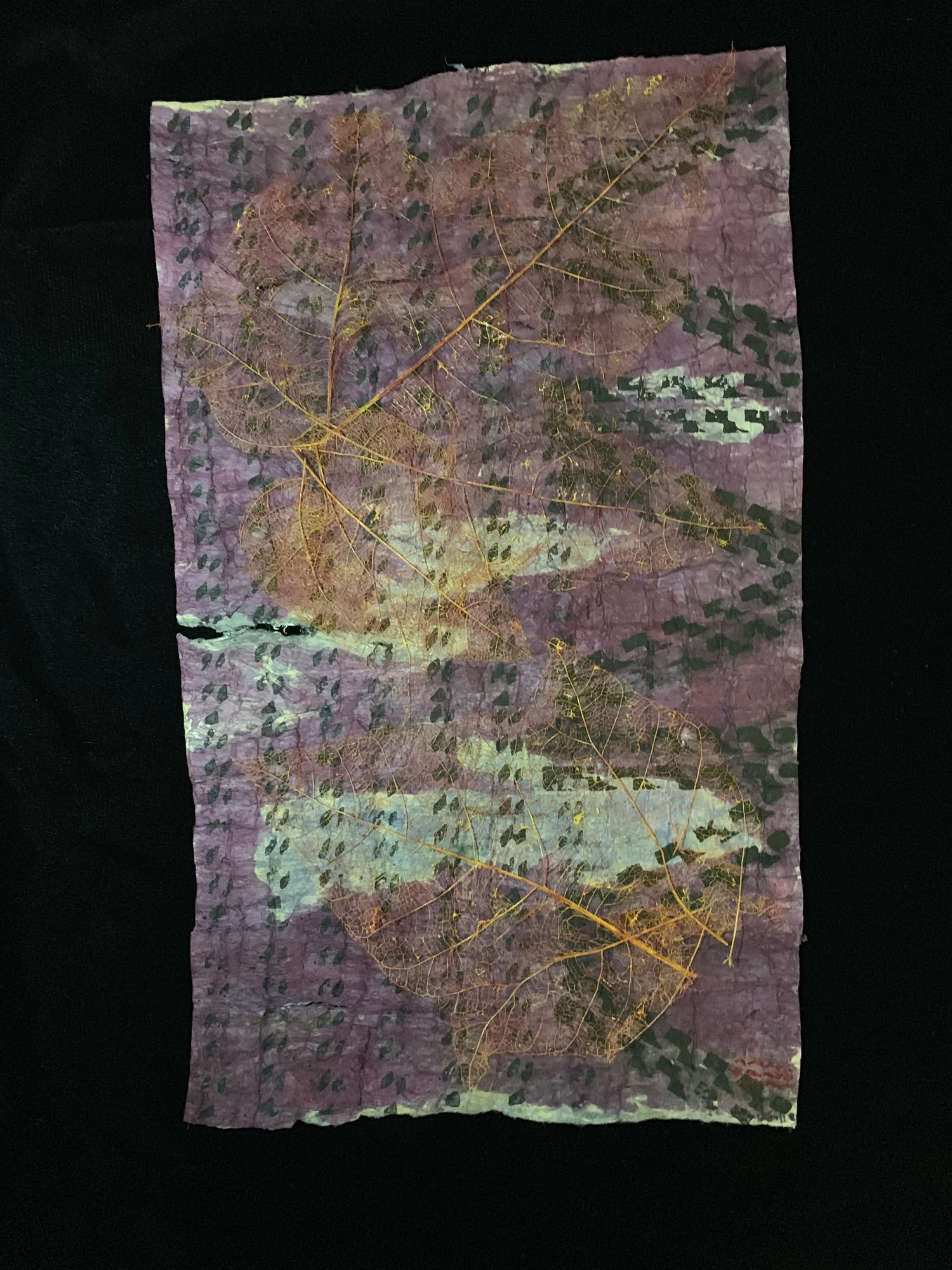 Hawaiian artwork created with kapa/tapa fibers and natural dyes — Kapa ...