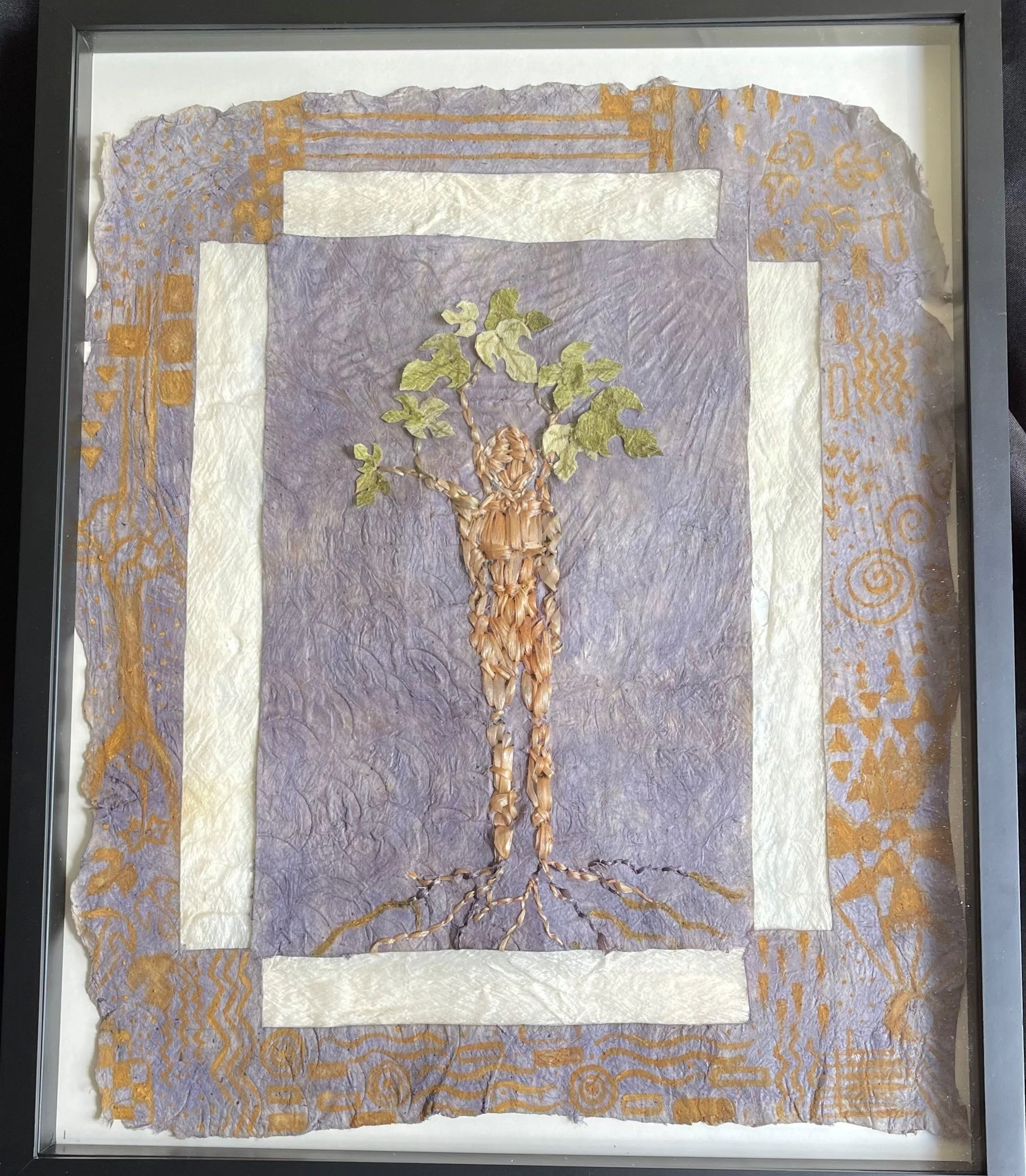 Hawaiian artwork created with kapa/tapa fibers and natural dyes — Kapa ...
