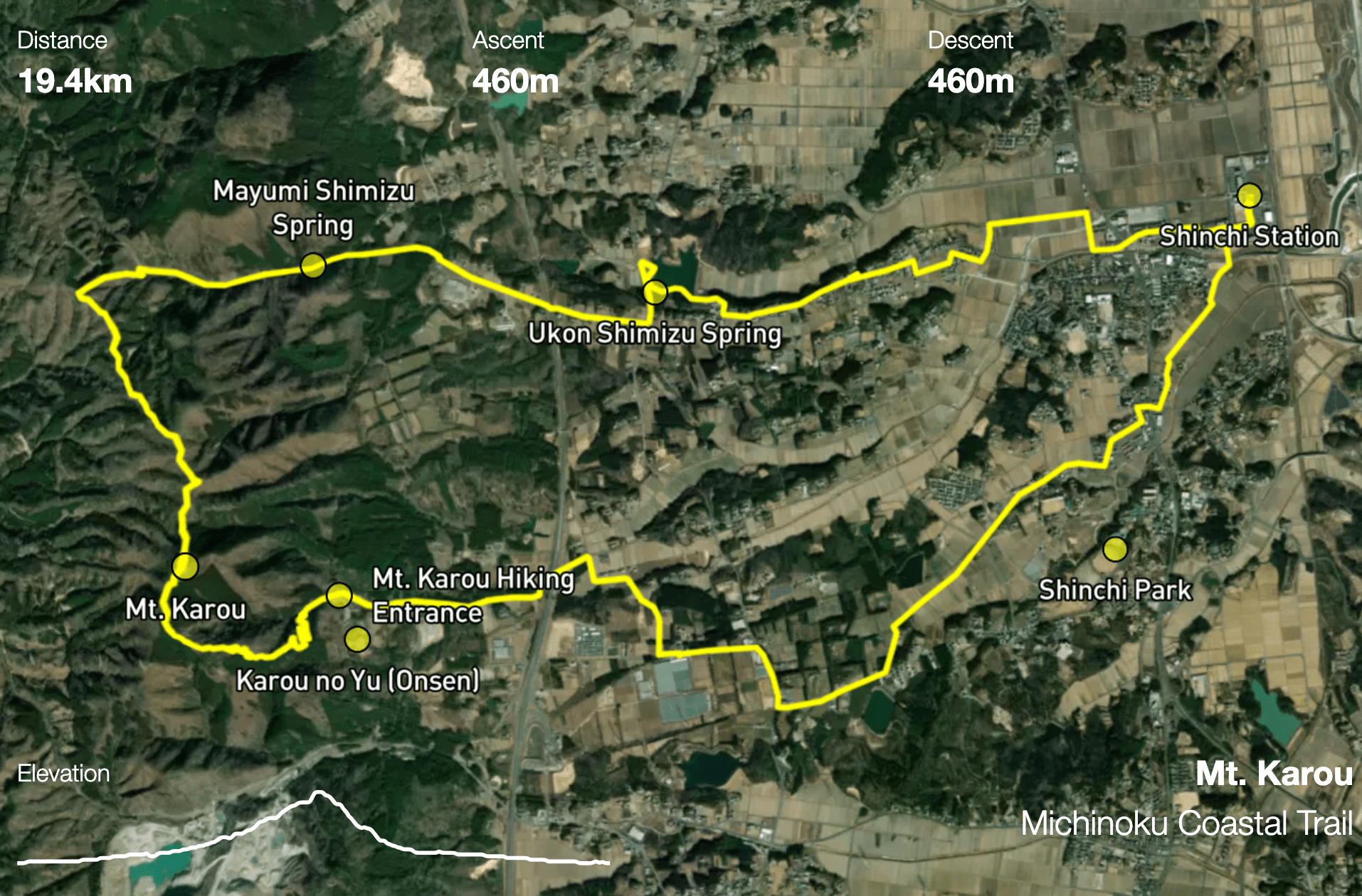 Routes Overview — Michinoku Coastal Trail