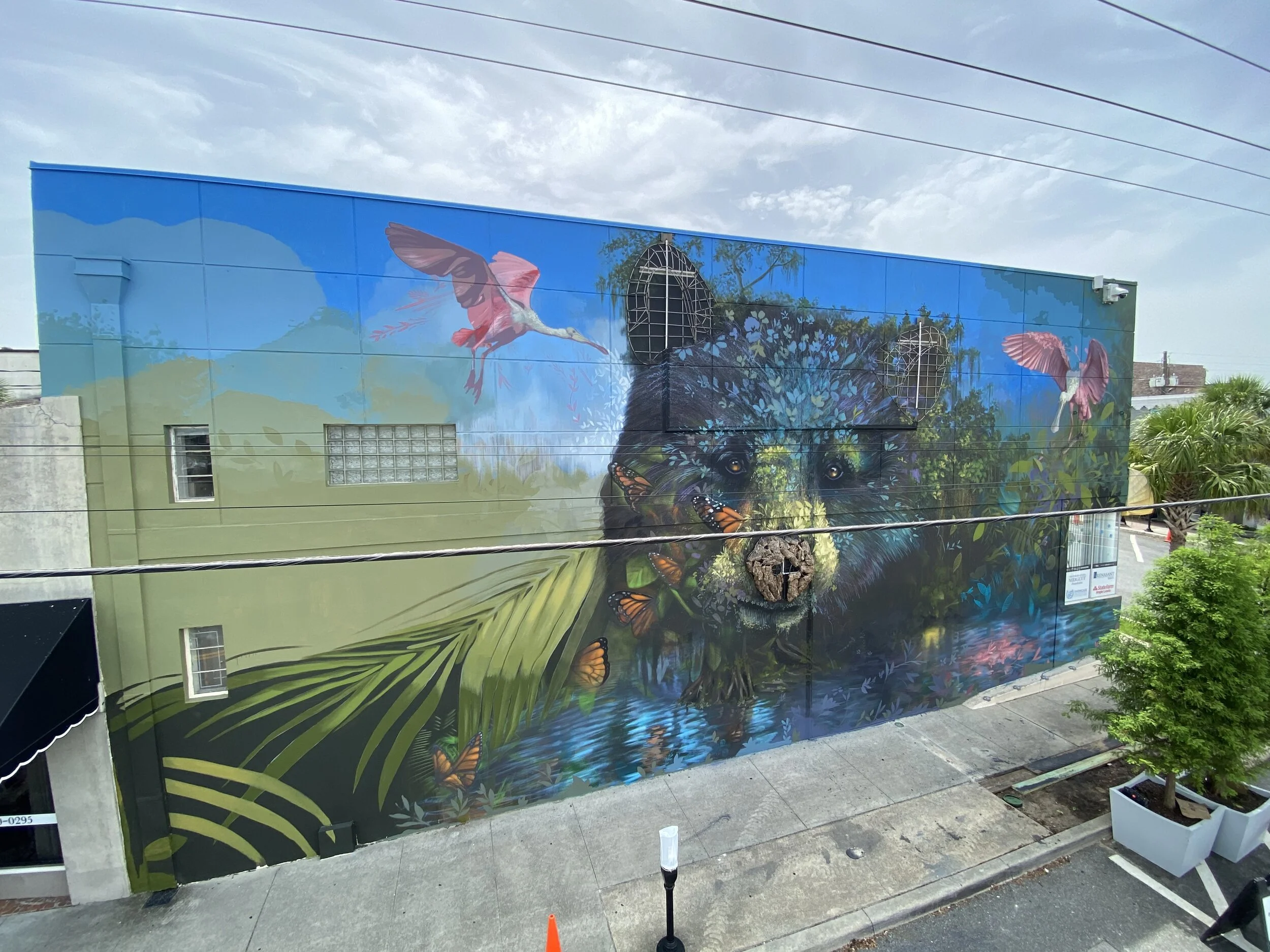 Bear Mural in Ocala, Florida by Ernesto Maranje — Ernesto Maranje