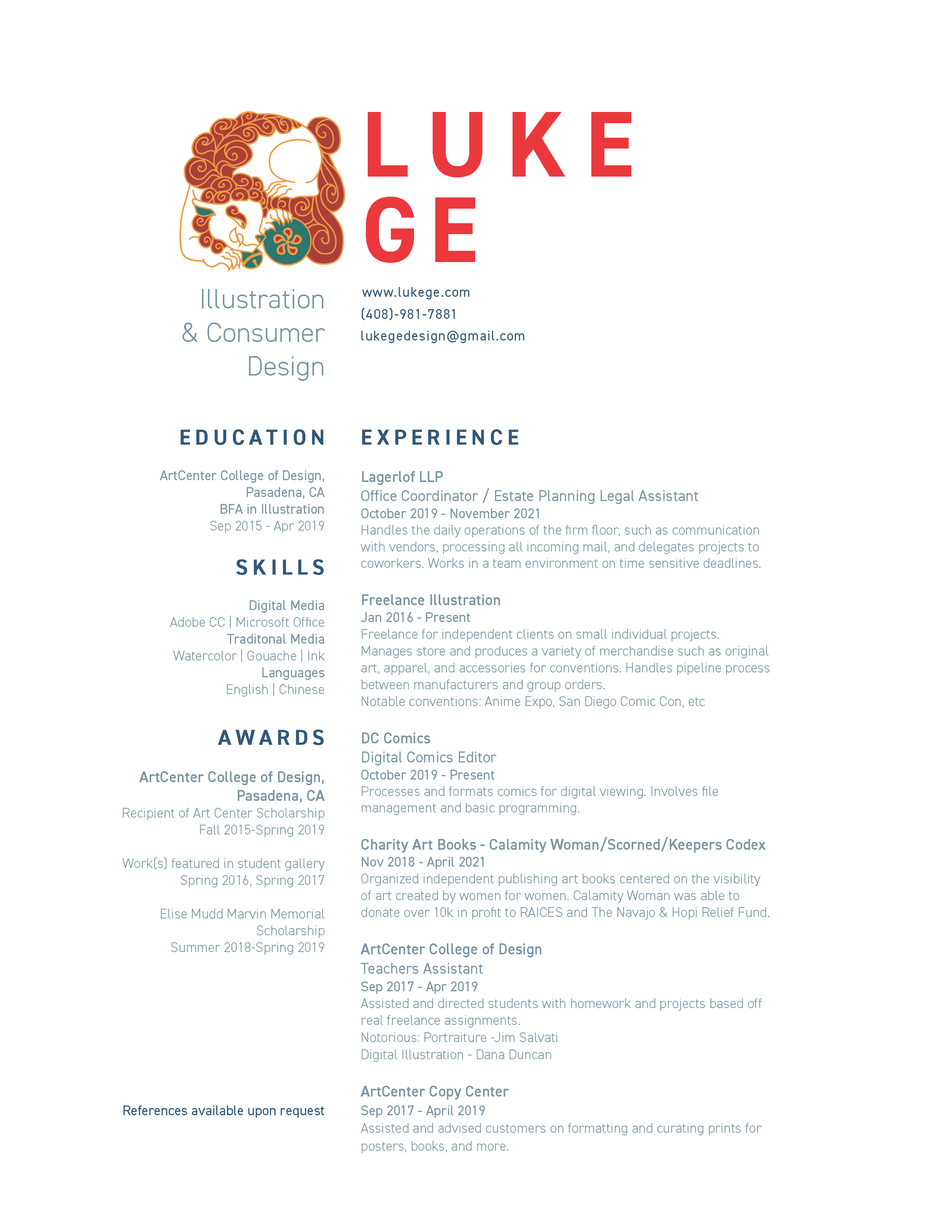 Resume — Luke Ge