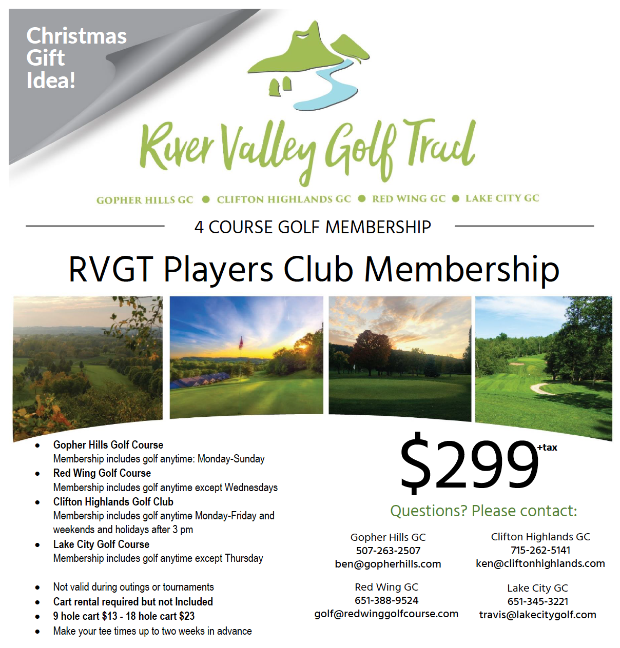 Online Store — Gopher Hills Golf Course