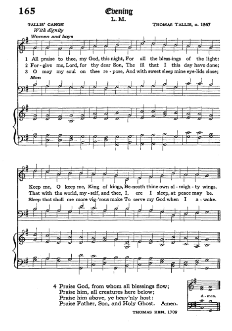 Evening Hymn — St. Mark's Church