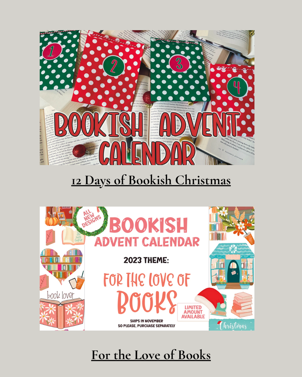 Advent Calendars for Book Lovers — Read & Wright