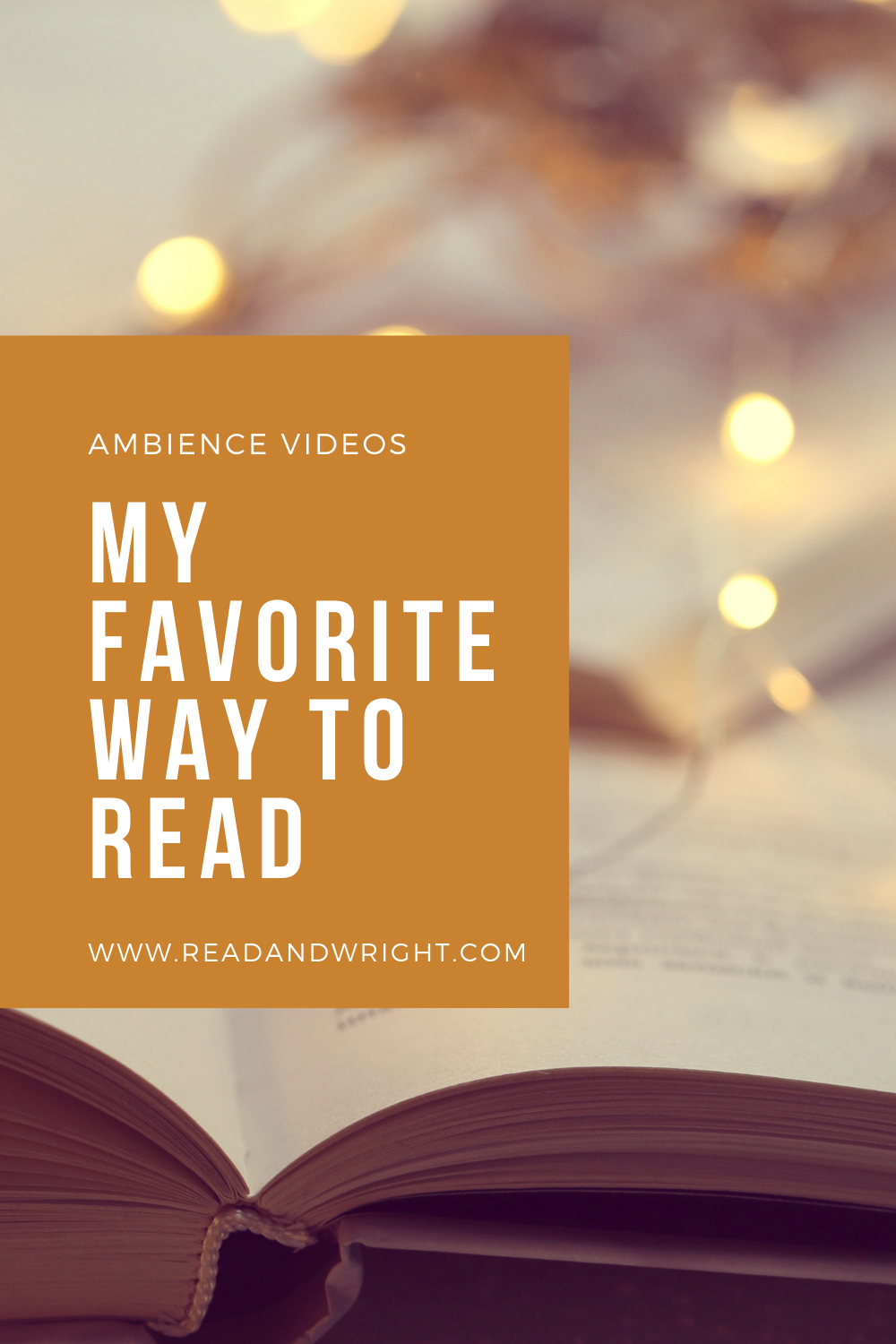 Why I Love Using Ambience Rooms While I Read — Read & Wright
