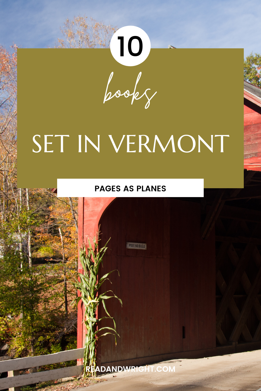Pages As Planes: Vermont — Read & Wright