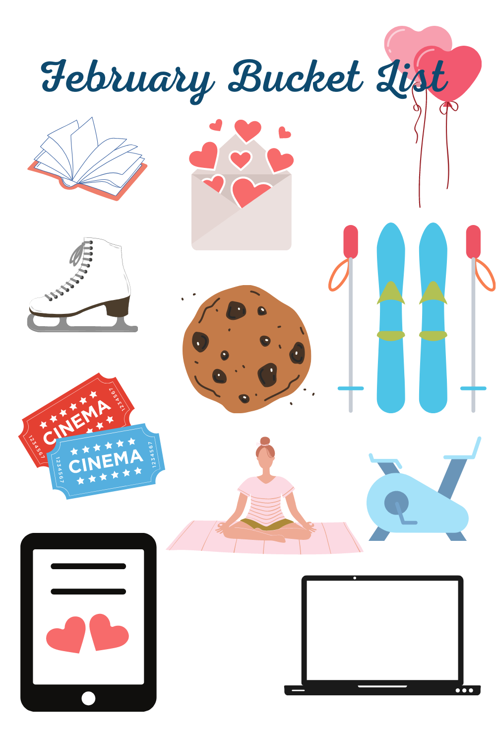 February Bucket List — Read & Wright