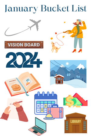 January Bucket List — Read & Wright