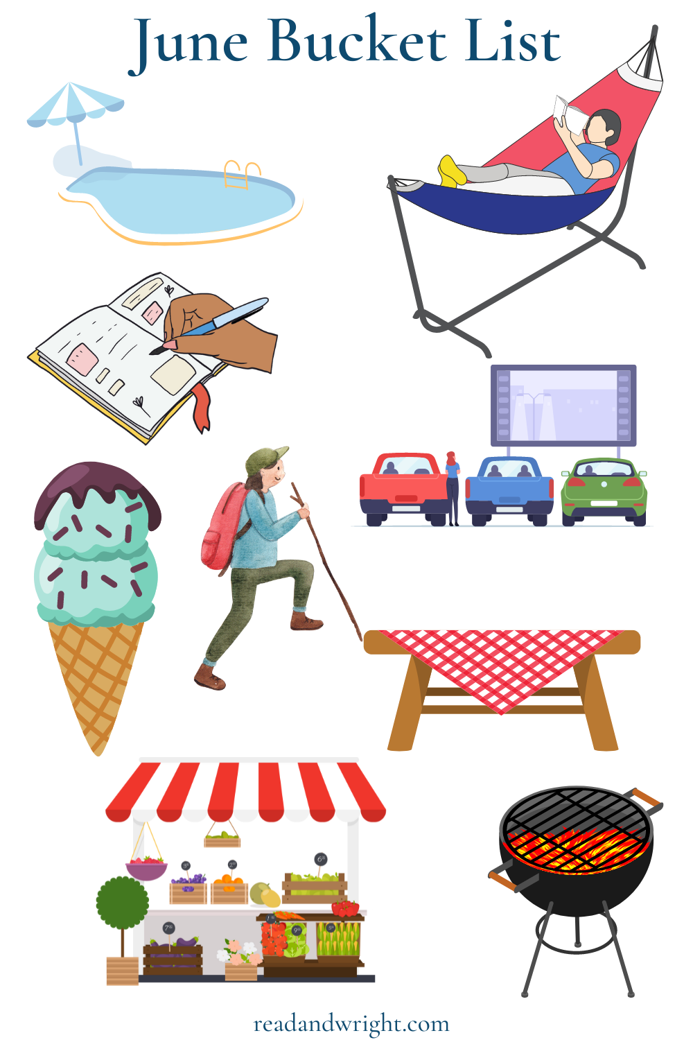 June Bucket List Check In — Read & Wright