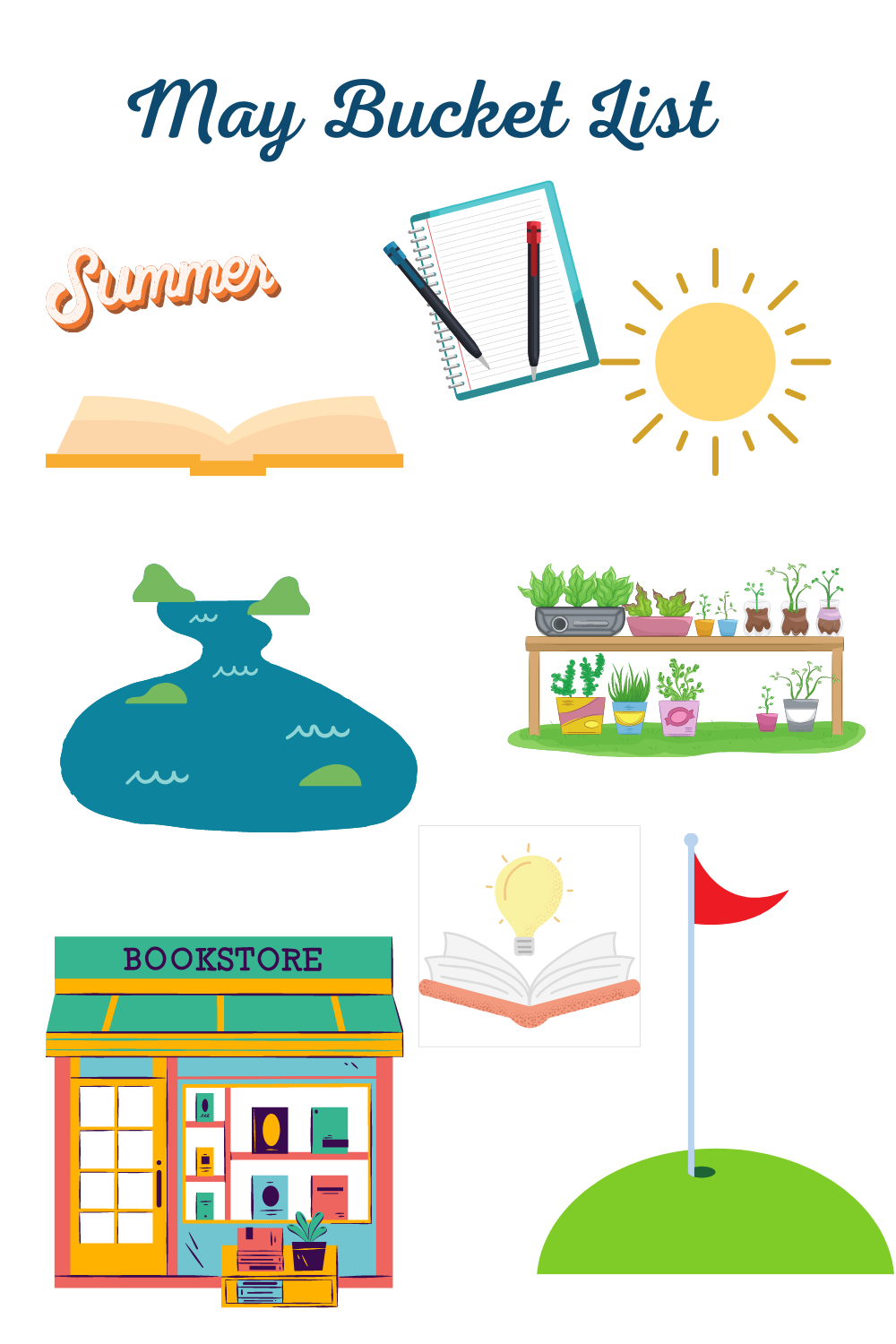 May Bucket List — Read & Wright